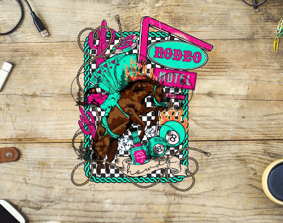 UVDTF Western Rodeo Collage – Wicked Fantasy Designs
