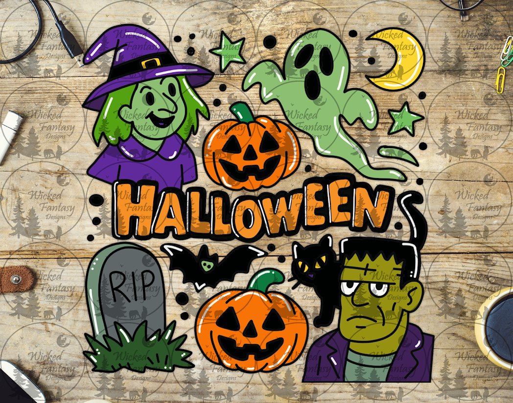 UVDTF Halloween Monsters – Wicked Fantasy Designs